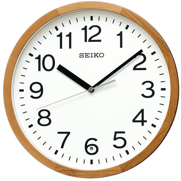 天然木を使用したシンプルでスタンダードな電波掛時計。◇枠材：木枠(アルダー・天然色木地塗装)◇前面：ガラス◇サイズ：直径300×47mm◇重さ：880g◇電池：単3(アルカリ)×1(電池寿命約1年)◇機能：電波修正機能(40kHz/60kH...