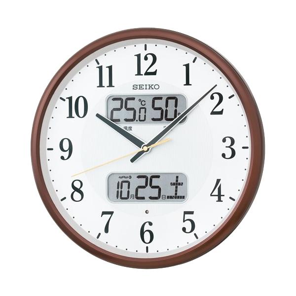 オフィスでも家庭でも大活躍するカレンダー、温度・湿度表示つき電波掛時計■電波修正機能（40kHz／60kHz自動選局・受信OFF機能つき）■2099年までのフルオートカレンダー機能■温度・湿度表示　温度測定範囲：0℃〜40℃ 測定精度：±2...