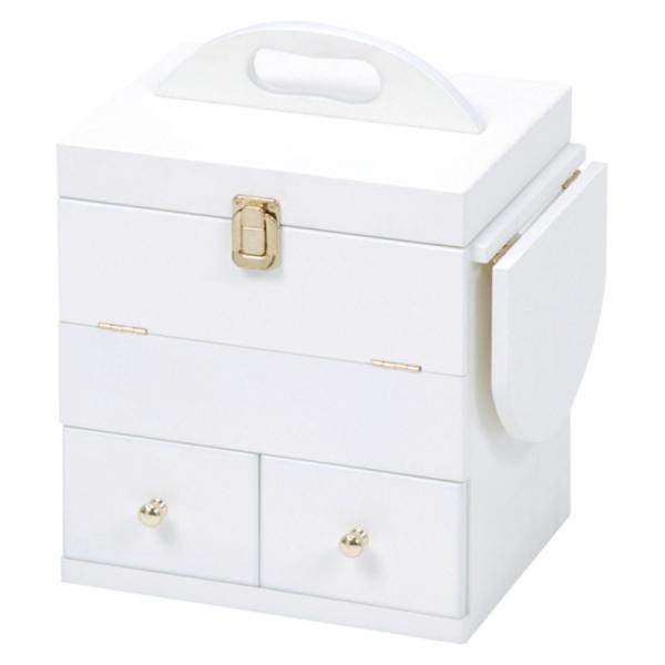 ※当商品は代金引換をご利用頂く事が出来ません。買い物かごのお支払方法にて代金引換をお選び頂かない様お願い申し上げます。■三面鏡がついた大容量のコスメボックス。サイドにバタフライ式のミニテーブルも付いています◇サイズ：(約)幅26×奥行19×...