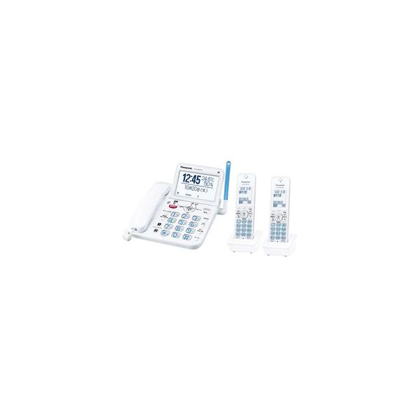 受話器タイプ：コードレス 有線通話機：1台 コードレス通話機：2台 迷惑電話対策機能：○ FAX：無し ナンバーディスプレイ：○