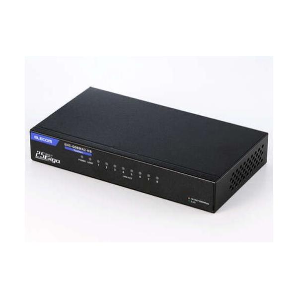 転送速度：10BASE-T(10Mbps)/100BASE-TX(100Mbps)/1000BASE-T(1000Mbps)/2.5GBASE-T(2500Mbps) ポート数：8 スイッチングファブリック：40 Gbps