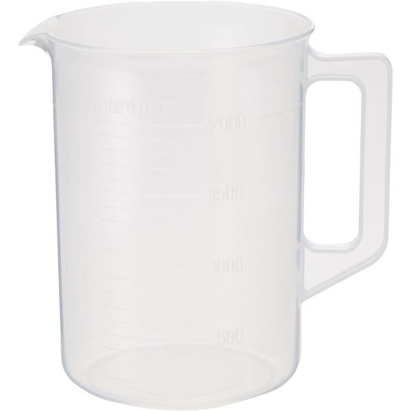 プレパクトフローコーンのセットより試料受け（ビーカー）のみの単品販売です。ビーカーのみ必要な場合にお買い求めください。=内容物=取っ手付きビーカー　2000ml（2リットル）