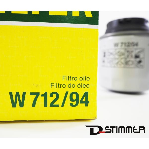 W712/94 Volkswagen（フォルクスワーゲン） オイルフィルター・オイルエレメント MANN　FILTER<br>（優良品・社外品） Volkswagen（フォルクスワーゲン　the beetle 03C115561H