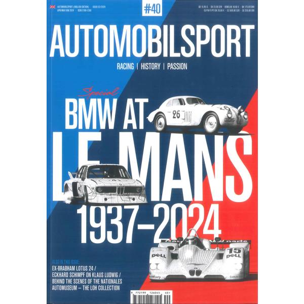特集：ル・マンのBMW　1937-2024内容：クラス優勝でスタート-1937年と1939年のル・マンにおける最初の2回の出場-1972-1977年のル・マンにおけるBMWのツーリング・カー-BMWのアート・カー　サルト・サーキットでの初め...
