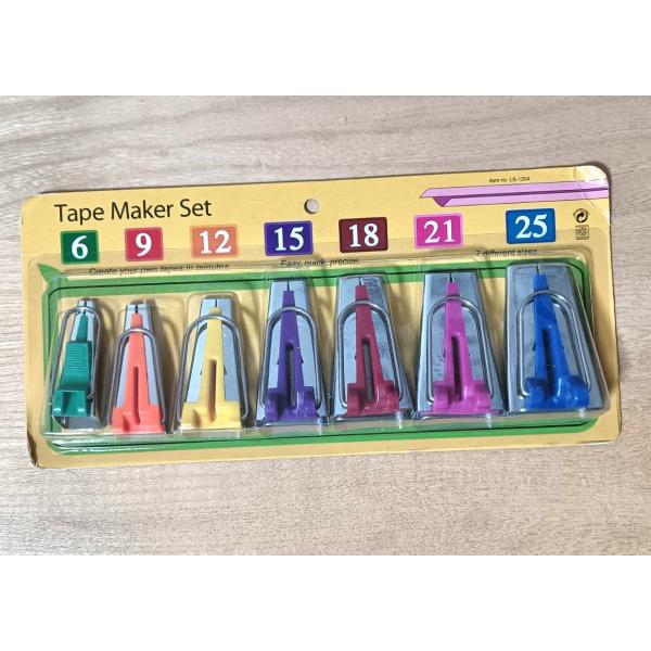 【発売日：2025年10月02日】テープ メーカー６mm/９mm/12mm/１5mm/１８mm/21mm/２５mm  内容：7サイズ（ワンセット）こちらは、【ポスト投函便発送】 です。出荷はメール便、ネコポス、クリックポスト、レターパック、...
