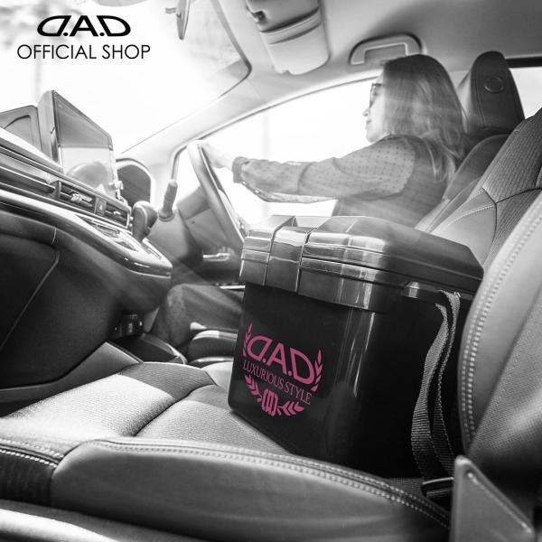 D.A.D ミニ クーラーボックス HA697-01-02 7L ブラック×ピンク ショルダーベルト付属 DAD ギャルソン GARSON