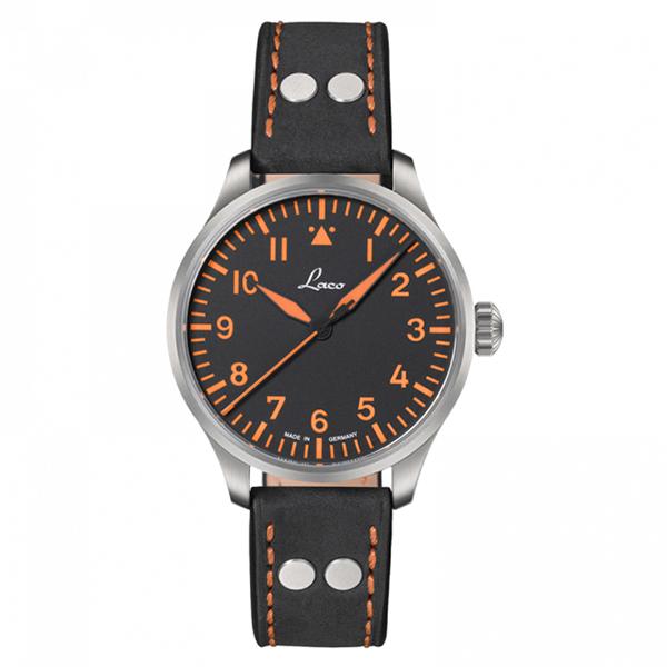 メーカー：Laco ラコ　製品名（メーカー型番）：862129　JANコード： 4562424822546　ケースサイズ：直径39mm/厚み11.55mm　ケース：ステンレススティール (マット仕上げ)　ストラップ素材：カーフレザー　防水：...