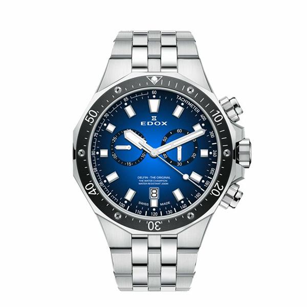 メーカー：EDOX エドックス　製品名：10109-3M-BUIN　キャリバー：クオーツ(EDOX101)　ケースサイズ：43mm径　ケース：316Lステンレススティール　防水：20気圧/200m　ガラス：サファイアクリスタル（無反射コーテ...