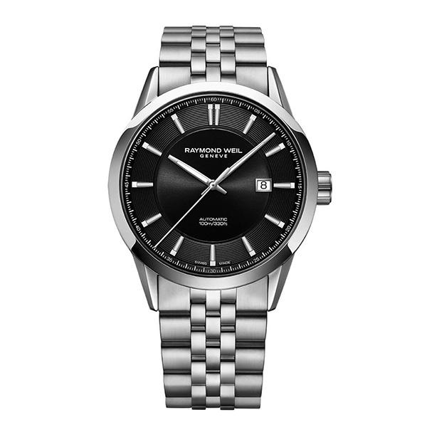 メーカー：RAYMOND WEIL レイモンド ウェイル　製品名：2731-ST-20001　キャリバー：自動巻き　ケースサイズ：42mm 厚さ: 10.5mm　ケース素材：ステンレススティール　防水：100m/10気圧防水　ガラス：サファ...
