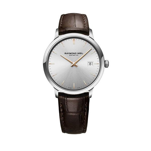 メーカー：RAYMOND WEIL レイモンド ウェイル　製品名：5485-SL5-65001　キャリバー：クオーツ　ケースサイズ：39mm 厚さ: 7.89mm　ケース素材：ステンレススティール　防水：50m/5気圧防水　ガラス：サファイ...