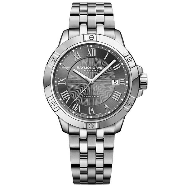 メーカー：RAYMOND WEIL レイモンド ウェイル　製品名：8160-ST-00608　キャリバー：クオーツ　ケースサイズ：41mm 厚さ: 7.4mm　ケース素材：ステンレススティール　防水：300m/30気圧防水　ガラス：サファイ...