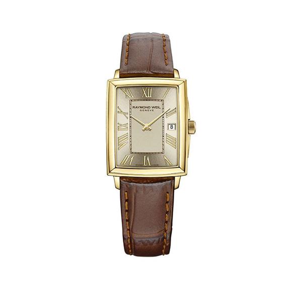 メーカー：RAYMOND WEIL レイモンド ウェイル　製品名：5925-PC-00100　キャリバー：クオーツ　ケースサイズ：22.6mm x 28.1mm　ケース素材：ステンレススティール（イエローゴールドPVD加工）　防水：50m/...