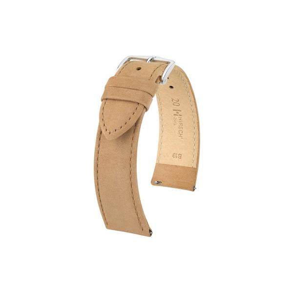 メーカー：HIRSCH ヒルシュ<br>製品名：03433090-2-20<br>JANコード：050513208509<br>バンドカラー：ベージュ<br>長さ：Lサイズ 尾錠側：80mm（...