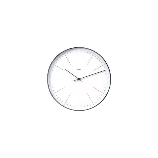 メーカー：JUNGHANS ユンハンス　製品名：367-6046-00　ケースサイズ： 横（リューズ含めず）×縦×厚み：H約30.0cm×W約30.0cm×D約5.2?　バンド素材：　ケース素材：アルミニウム、ミネラルガラス　機能 付加仕様...