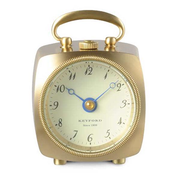メーカー：KEYFORD キーフォード　製品名：417-0001G　JANコード：4570027530300　ケースサイズ：約幅46×奥行46×高さ51mm　ケース：真鍮　説明：洗練されたデザインは高く評価され、置時計部門において、3大メッ...