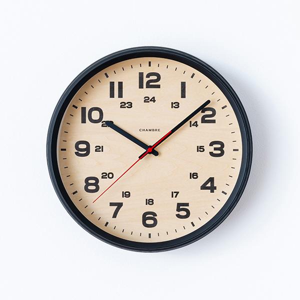 メーカー：INTERZERO インターゼロ CHAMBRE シャンブル　製品名：CH-050BK　JANコード： 4580247173515　素材：フレーム：オーク無垢材/文字盤：シナ材　ムーブメント：SHENGBANG電波スイープ　重量：...