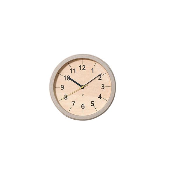 メーカー：INTERZERO インターゼロ CHAMBRE シャンブル　製品名：CH-067GY　JANコード：4580247174918　ひのき無垢材/シナ材/ガラス　ムーブメント：SHENG BANG 電波スイープ　重量：520g　サイ...