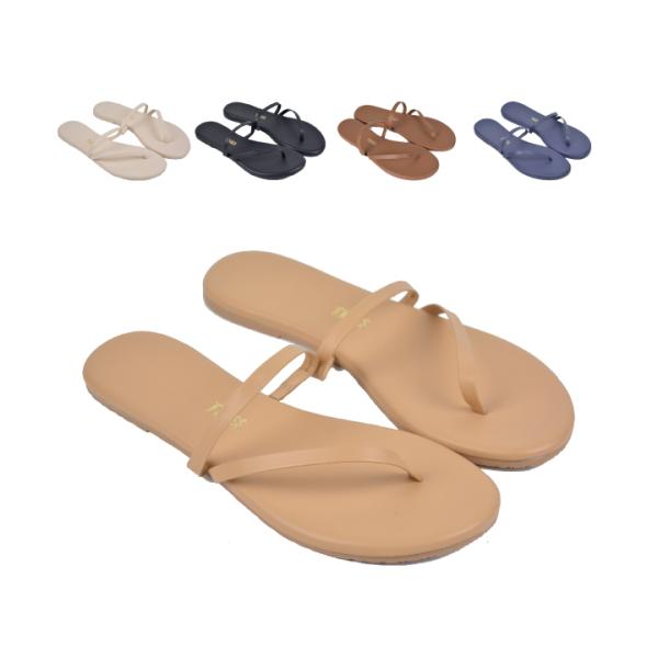 ティキーズtkees Sarit サリット レディース 靴 サンダル ビーチサンダル レザー クロス スムースカラー