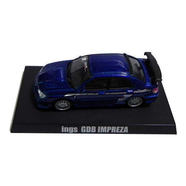 商品タイトル「１／６４　オプションミニカーコレクション２　Ｏｐｔｉｏｎ　ＰＡＲＴ２　スバル　イングス　ＧＤＢ　インプレッサ（ｉｎｇｓ　ＧＤＢ　ＩＭＰＲＥＺＡ）（メタリックブルー）」単品です。ブラインドボックス（開封しないと中身がわからない仕...