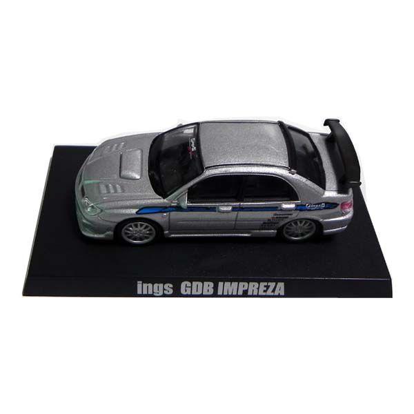 商品タイトル「１／６４　オプションミニカーコレクション２　Ｏｐｔｉｏｎ　ＰＡＲＴ２　スバル　イングス　ＧＤＢ　インプレッサ（ｉｎｇｓ　ＧＤＢ　ＩＭＰＲＥＺＡ）（シルバー）」単品です。ブラインドボックス（開封しないと中身がわからない仕様）です...