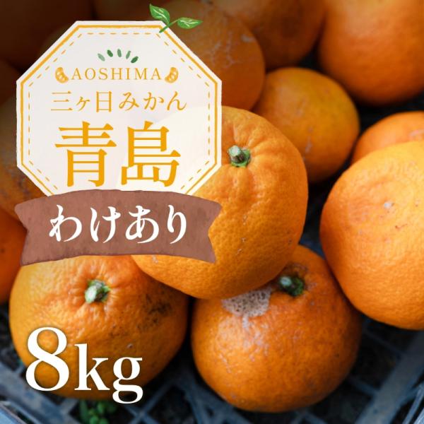 内容量　三ケ日みかん青島（訳あり相当）8kg配送方法　宅配便保存方法　到着後は冷暗所に保管してください。生ものですのでお早めにお召し上がりください。