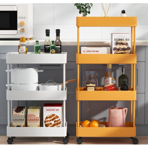 軽量で丈夫な素材でできたワゴンで、ご底板は穴付きで通気性がよく、お掃除が簡単で、湿気が多い場所でも安心。キャスター付きキッチンワゴン、360度自由に回転することもでき、よりフレキシブルな方向を持っています。各バスケットに水切り穴が設計され、...