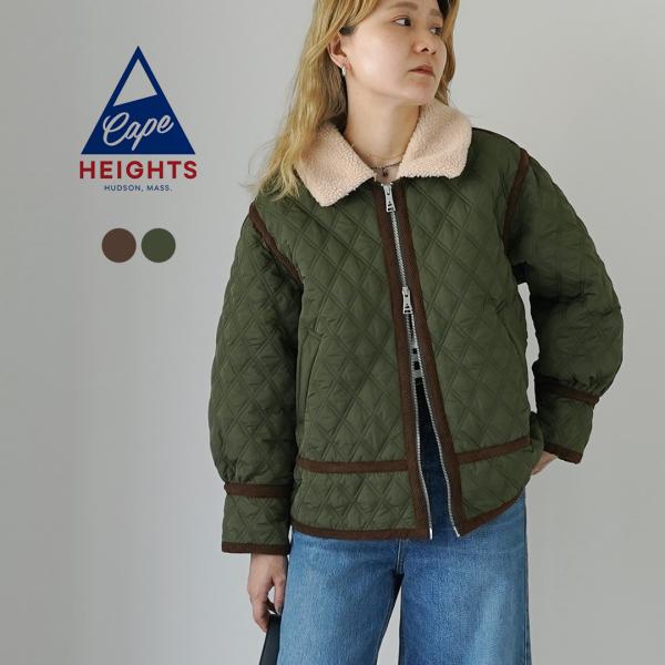 ■レディライクなミリタリージャケットヴィンテージのフライトジャケットをベースに制作されたダイアモンドキルトジャケット。軽量で暖かなキルト生地を採用し、ゆったりシルエットで仕立てることでインナーを選ばずロングシーズン着られる1着に。襟のボアや...