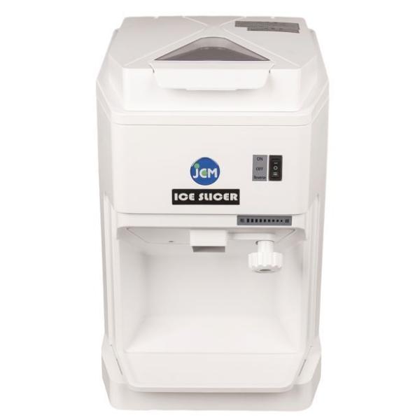 ■スペックメーカー:ジェーシーエム型　　番:　JCM-IS-W  外形寸法:　300×415×445mm製品梱包寸法:366×465×515mm氷削能力:　2kg/min氷収容能力:　約80個（30×30×30mm）氷収容部素材:　ステンレ...