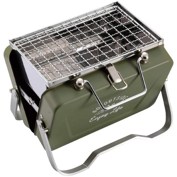 ・ブランド：キャプテンスタッグ(CAPTAIN STAG)・商品の寸法：16奥行き x 19幅 x 15.5高さ cm・特徴：収納ラック・色：オリーブ・燃料タイプ：炭・ユニセックス大人・組立サイズ:(約)幅190×奥行160×高さ155mm...