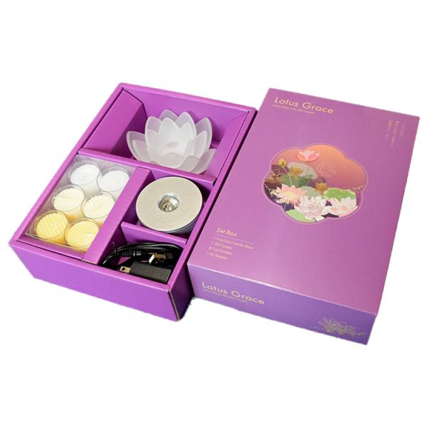 【リニューアル】従来の電池式に加えて、新たにACアダプターとUSBケーブル対応タイプにリニューアルしました！スリガラスでできた蓮型（ロータス型）のロウソクホルダーに付属のカップロウソクを入れて使用します。色が移り変わる電子LED電装が幻想的...