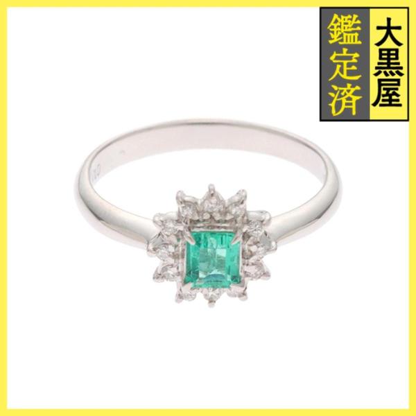 名前 : JEWELRY ノンブランド ジュエリー 指輪 リング PT900 エメラルド ダイヤモンド 11号 3.4gメーカー : ノンブランドジュエリーモデル/品目 : リングカラー : シルバー素材 : PT900（プラチナ）サイズ ...