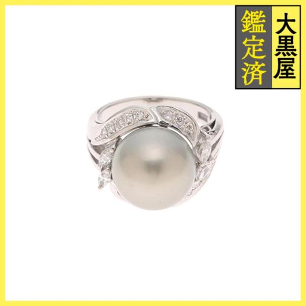 名前 : JEWELRY ノンブランドジュエリー リング 12号 PT900プラチナ ブラックパール/ダイヤモンド0.215/0.162ctメーカー : ノンブランドジュエリーモデル/品目 : リングカラー : シルバー素材 : PT900...