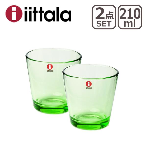 ◆アイテムTUMBLER（タンブラー,グラス ）210ml ペア◆シリーズKartio(カルティオ)◆デザインKaj Franck (カイ・フランク)◆カラーAPPLE GREEN（アップルグリーン）◆サイズ約：口径80 x底径55 x H...