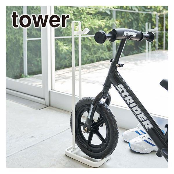 お子様のペダル無し自転車（バランスバイク・ストライダー）を収納するのにピッタリなスタンド。タイヤを隙間にしっかりと挟むことで、しっかりと収納可能に。 膝当てパッドやヘルメットなどの小物も一緒に収納OK！◆アイテム：ペダル無し自転車＆ヘルメッ...