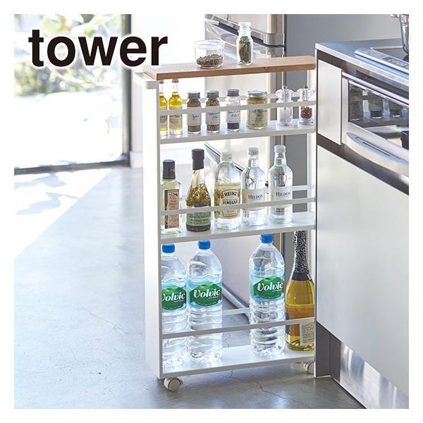 幅約13cmの隙間で使えるハンドル付きのスリムワゴン！キッチン小物、ジャムや雑貨など小さいものからペットボトルや瓶類などの大きいものまで収納可能♪ハンドル付きだからラクラク移動！◆ ハンドル付きスリムワゴン（3627/3628）◆シリーズ：...