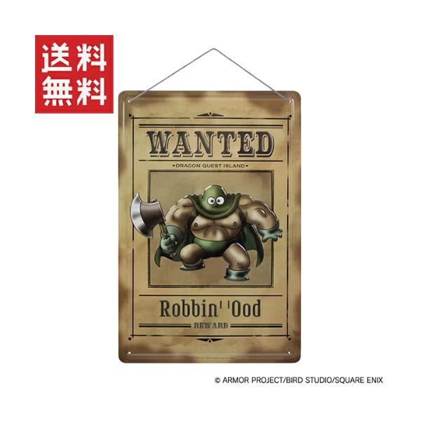 冒険の世界へ誘う、ドラゴンクエストの魅力が詰まったレリーフプレートです。このユニークなアイテムは、ゲーム内でお馴染みの「手配書」スタイルを採用しており、キャラクター「Robbin&amp;#x27; &amp;#x27;ood」が大胆に描か...