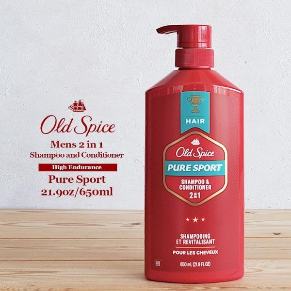 【発売日：2024年02月22日】■商品名　シャンプー コンディショナー Oldspice オールドスパイス 2in1 ハイエンデュランス シャンプー＆コンディショナー ピュアスポーツ 21.9oz 650ml High Endurance...