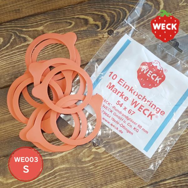 【発売日：2023年08月04日】■商品名　パッキン WECK ゴムパッキン S 10個入 WE003 60mm ガラス容器 ゴムパッキン10枚入り 煮沸密閉 保存容器 調味料 ジャム キャニスター おしゃれ 10P ウェック