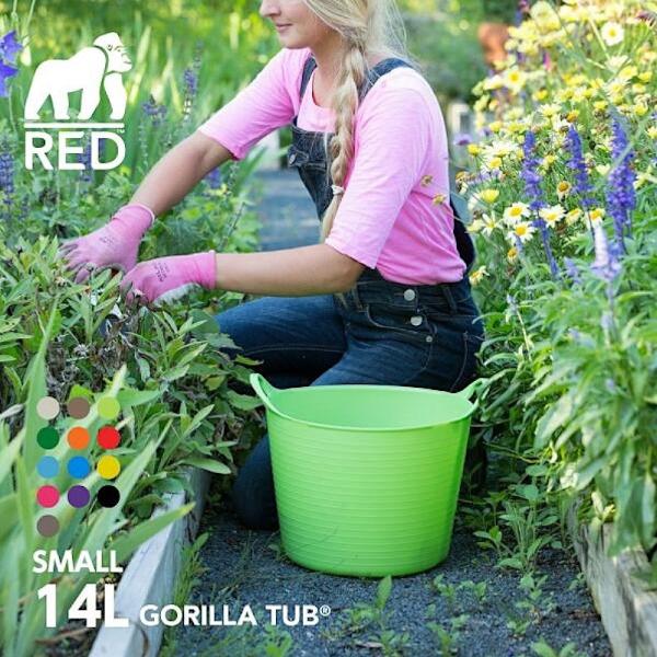 【発売日：2024年04月16日】■商品名　バケツ界の王様 RED GORILLA ゴリラタブ Sサイズ 14L バケツ界の王様 タブトラッグス TUBTRUGS ランドリー 洗濯かご ガーデニング おもちゃ入れ バスケット アウトドア 車...