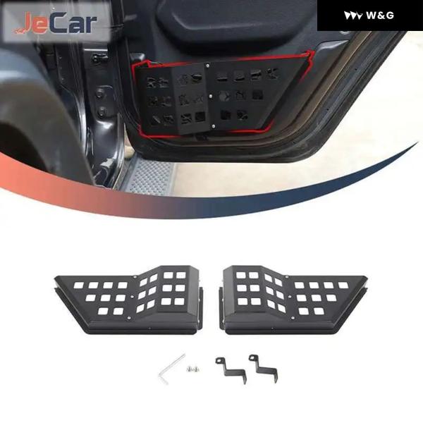 車用 リアドアネット 収納 ボックス メッシュポケット オーガナイザー JEEP WRANGLER JL/GLADIATOR JT 2018年以降内装アクセサリー カスタムパーツ アクセサリー 交換用部品Hign-concerned Che...