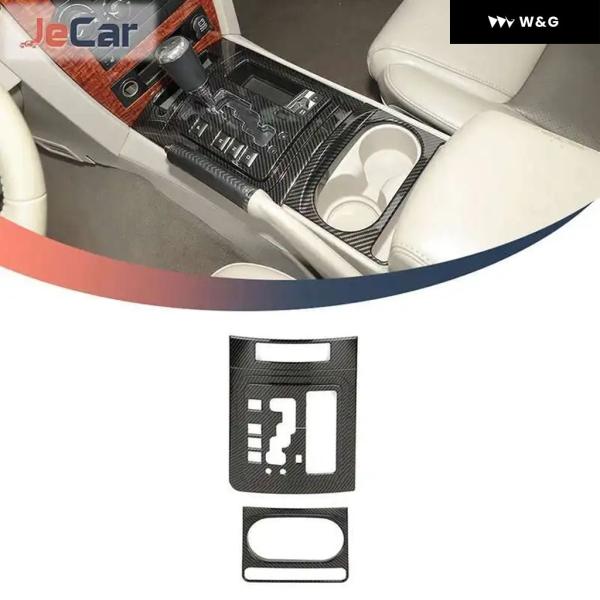 ABS ギア シフト カップ ホルダー パネル デコレーション カバー ステッカー ジープ グランドコマンダー/グランド チェロキー 2006-2010 カーアクセサリー カスタムパーツ アクセサリー 交換用部品Hign-concerned...