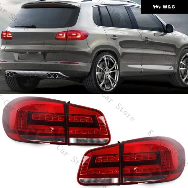 VW ティグアン 2013 - 17 車用テールランプ アセンブリ リア バンパー テールライト ブレーキ ストップ リバース ランプ テールライト アクセサリー カスタムパーツ アクセサリー 交換用部品Hign-concerned Che...
