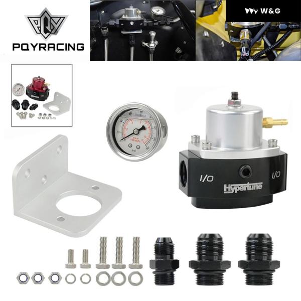 12-880 E85互換 リターン調整可能 スタイル ビレット アルミバイパス燃料圧力レギュレーター AN6*1 AN8*2フィッティング付き カスタムパーツ アクセサリー 交換用部品Hign-concerned Chemical:None...