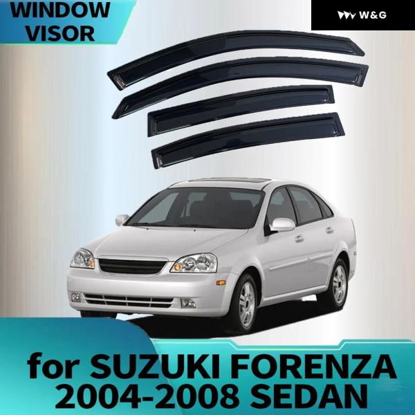 ウィンドウ バイザー スズキ FORENZA2004-2008 セダン ウィンド ディフレクター レインガード ドア バイザー ベントシェード ベント バイザー 外装 パーツ カスタムパーツ アクセサリー 交換用部品Hign-concern...