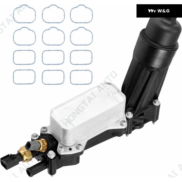 エンジン オイルクーラー オイル フィルター ベース アセンブリ ダッジ ラム ジープ デュランゴ ジャーニー クライスラー 200 300 2011-2016 68105583AB 68105583 カスタムパーツ アクセサリー 交換用部...