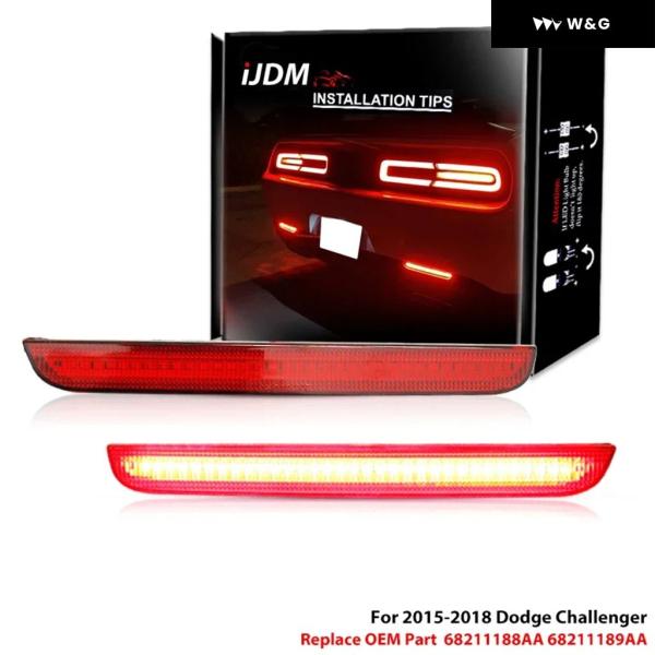 テールライト リア バンパー リフレクター ライト アセンブリ 2015-2013 ダッジ チャレンジャーテール リア フォグランプ 機能 カスタムパーツ アクセサリー 交換用部品Hign-concerned Chemical:NoneCe...