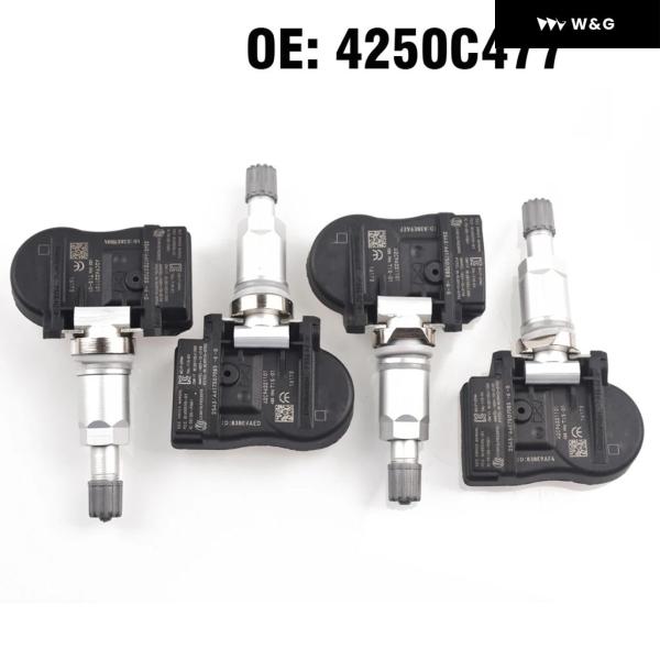 4個 車用タイヤエア圧モニターセンサー TPMS 4250C477 プジョー 4008 2014+ ION 2010+ シトロエン C ZERO 2010- カスタムパーツ アクセサリー 交換用部品Hign-concerned Chemic...