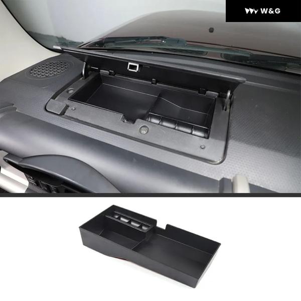 トヨタ FJクルーザー 2007-2021 ABS ブラック 車 ダッシュボード 収納 ボックス トレイ ステッカー 車内アクセサリー カスタムパーツ アクセサリー 交換用部品External Testing Certification:i...