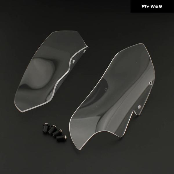 1ペア クリア/ブラック オートバイ バイク アクセサリー サイドウィンドデフレクター ヤマハ スーパーテネレ XT1200Z 2014-2020 2021 2022 カスタムパーツ アクセサリー 交換用部品Hign-concerned C...