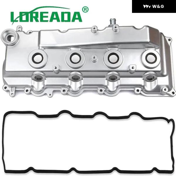 11210-0L020 アルミ エンジン バルブ カバー ガスケット付き トヨタ ランドクルーザー ハイラックス ハイエース 4ランナー 1KD 2KD 2006-2017 11210-30081 カスタムパーツ アクセサリー 交換用部品M...